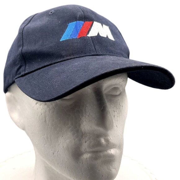 BMW | Accessories | Vintage Bmw Navy Blue Logo Adjustable Strapback ...